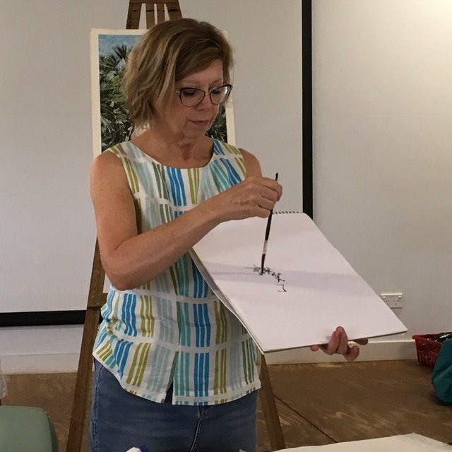 Wild weather and Watercolour with Annette Raff | Coochie Art Group