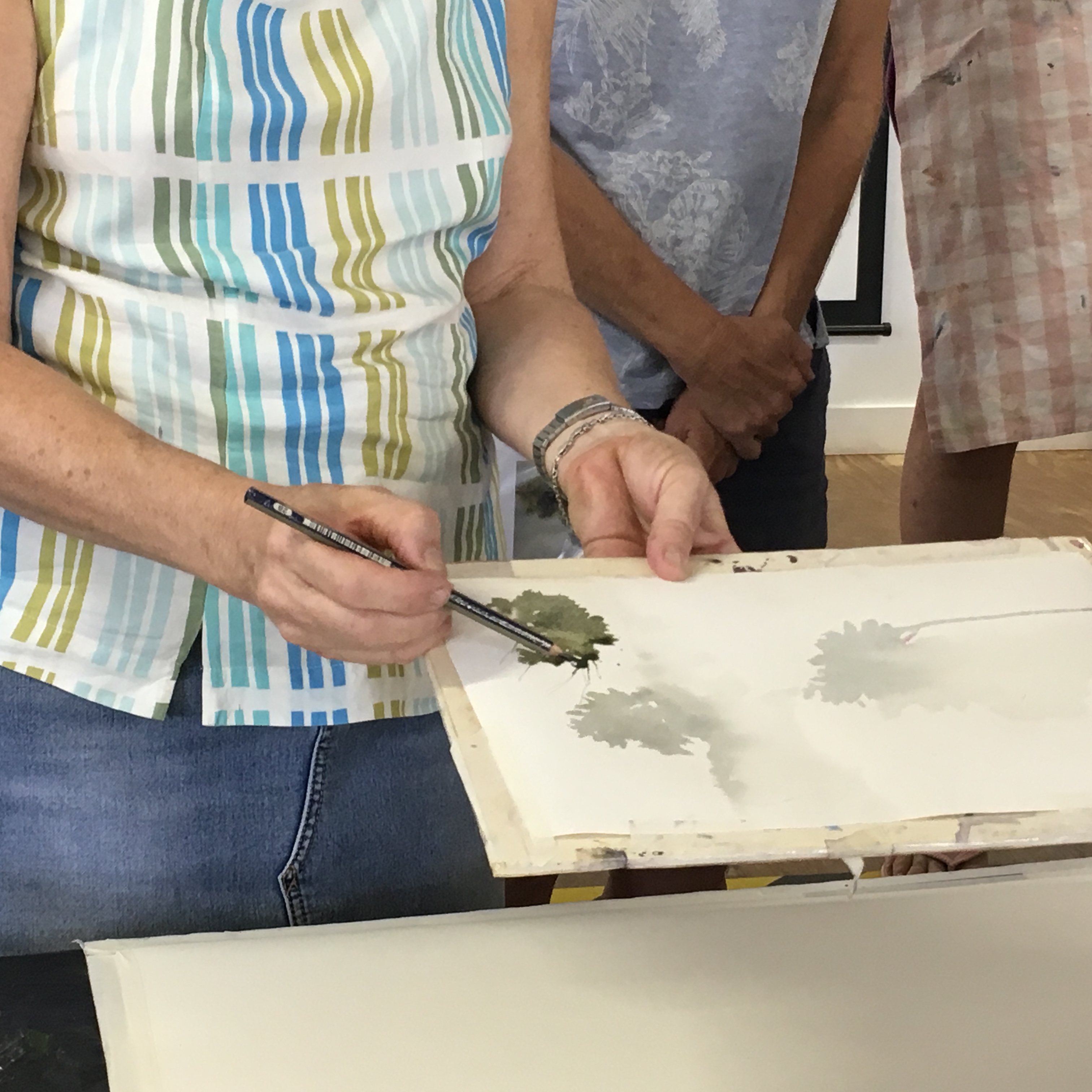 Wild weather and Watercolour with Annette Raff | Coochie Art Group