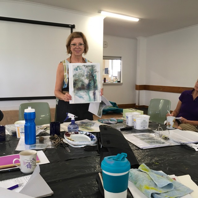 Sizzling Watercolour Landscapes with Annette Raff!!! Part 1 | Coochie ...