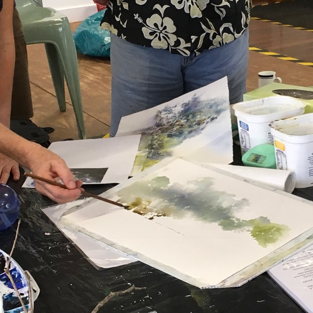 Sizzling Watercolour Landscapes with Annette Raff!!! Part 1 | Coochie ...