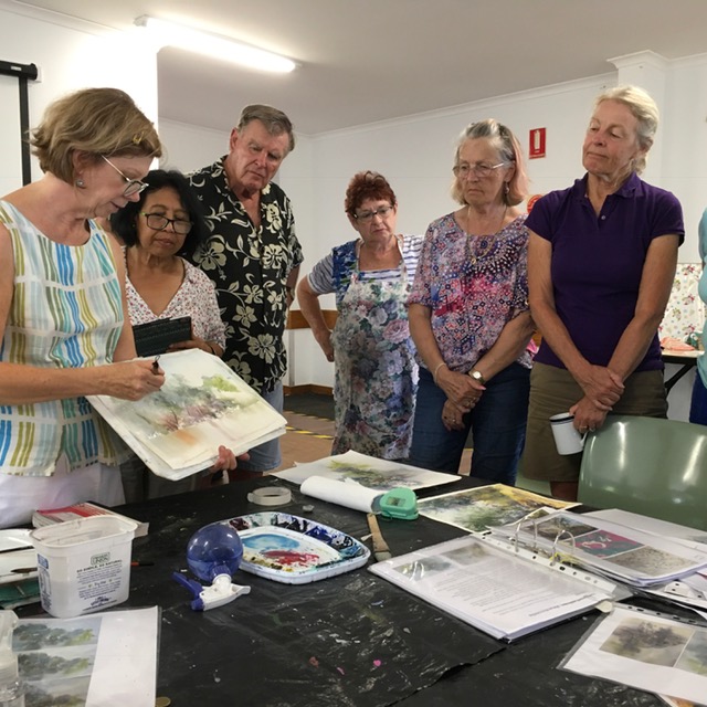 Sizzling Watercolour Landscapes with Annette Raff!!!! Part 2 | Coochie ...